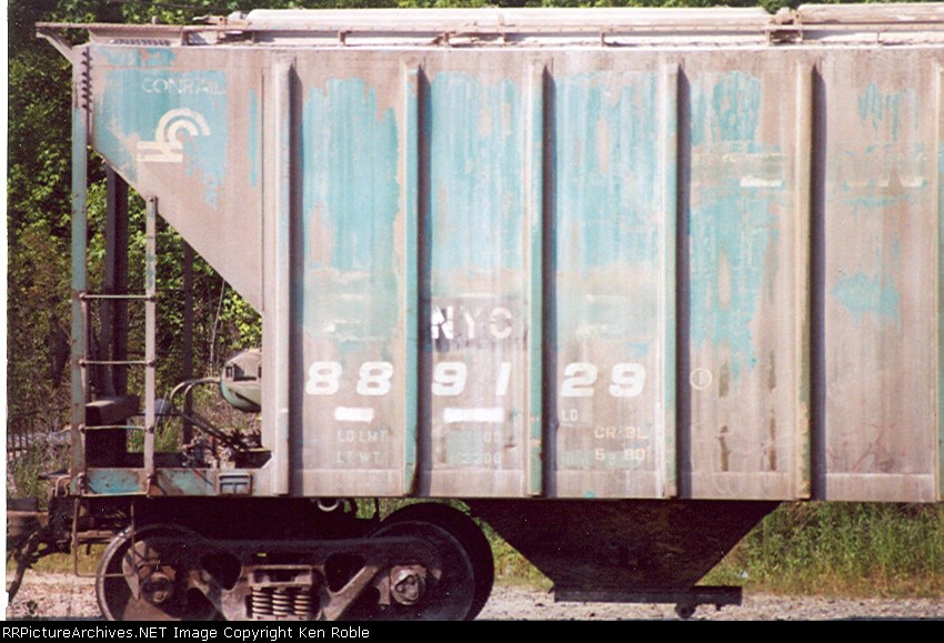 NYC (CSX) Covered hopper (detail shot)